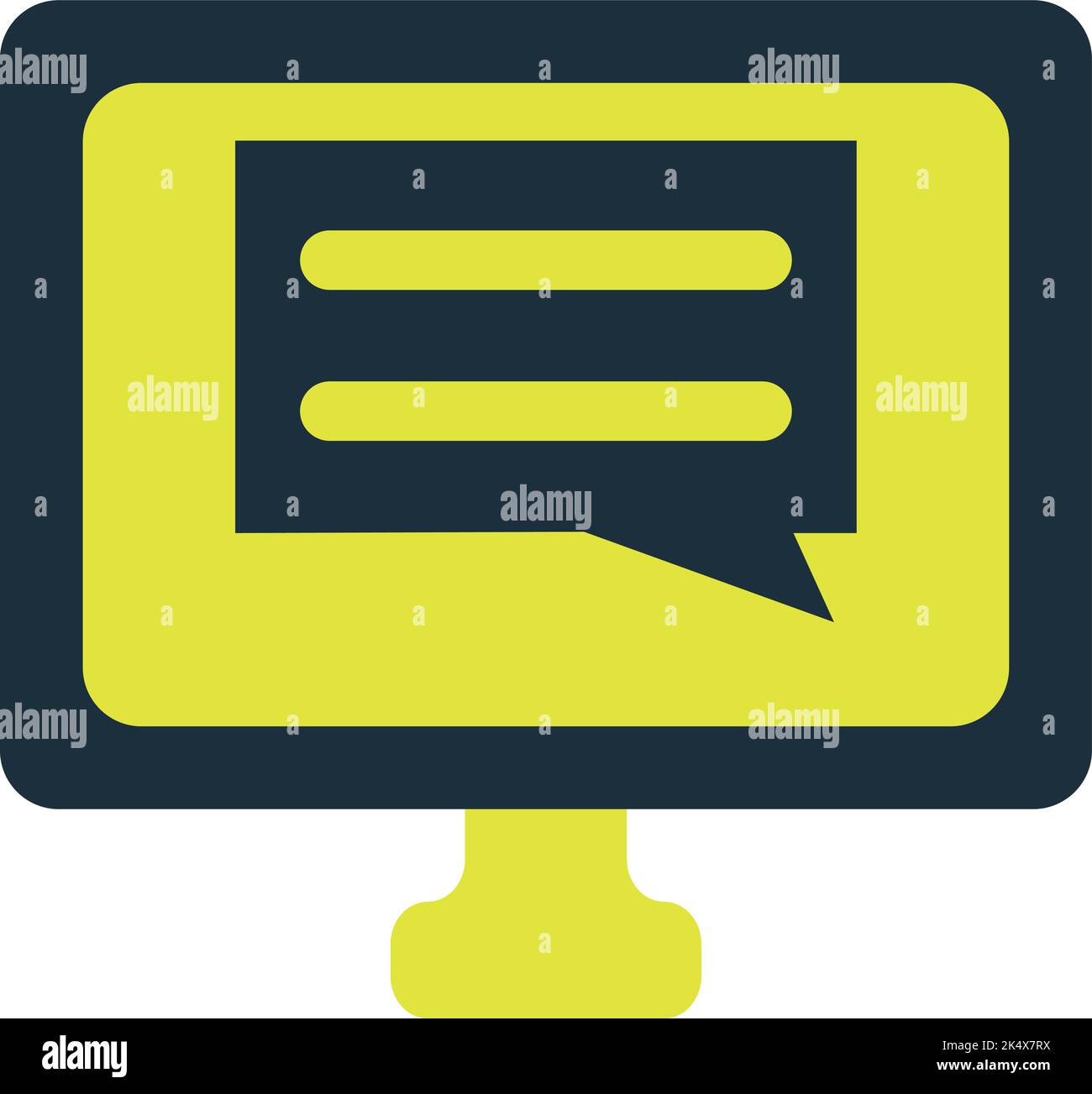 Communication chat logo on Cut Out Stock Images & Pictures - Alamy