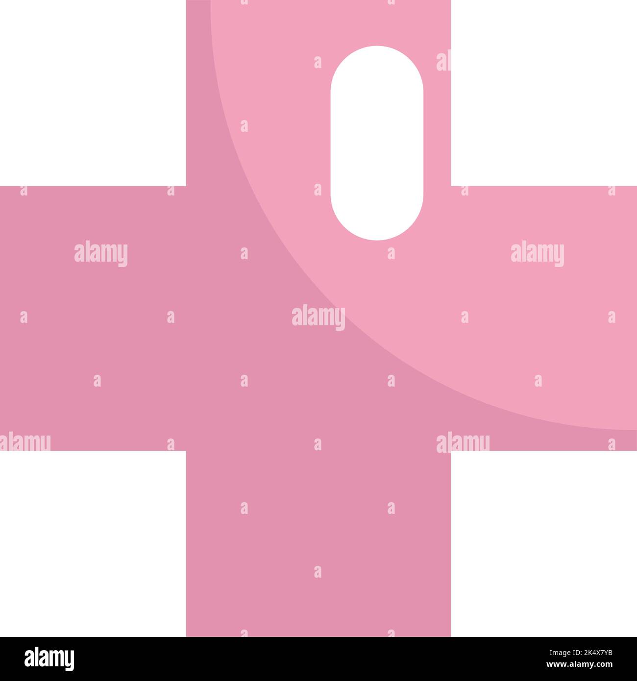 Medical cross, illustration, vector on a white background Stock Vector ...