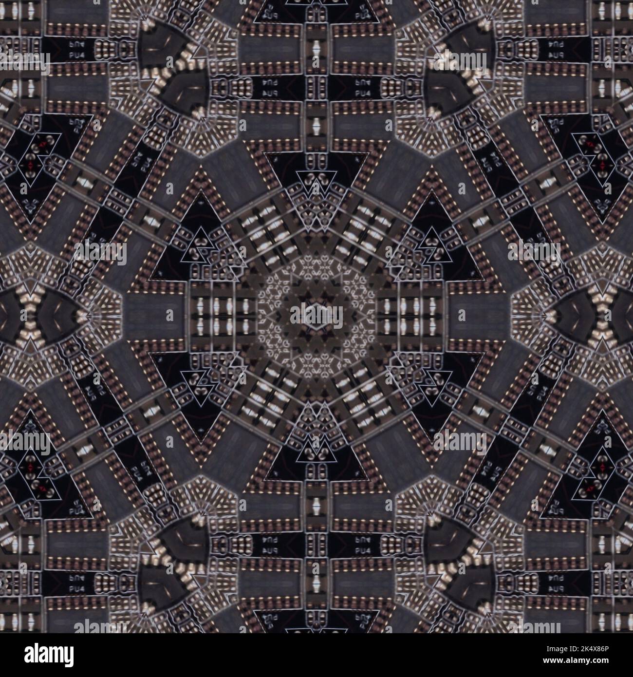 Abstract Computer generated Fractal design. A fractal is a never-ending ...