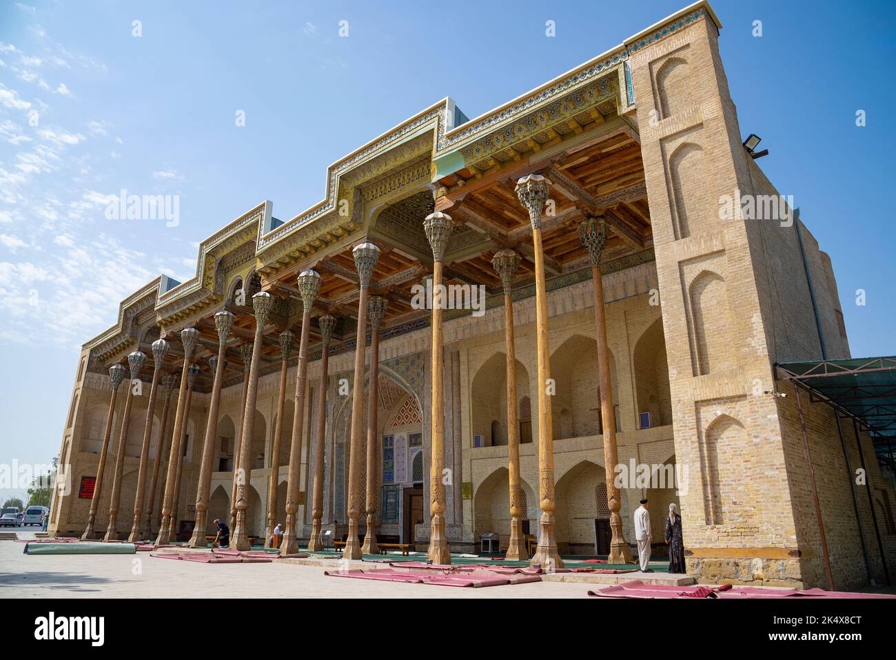 BUKHARA, UZBEKISTAN - SEPTEMBER 09, 2022: Early morning at the ancient ...