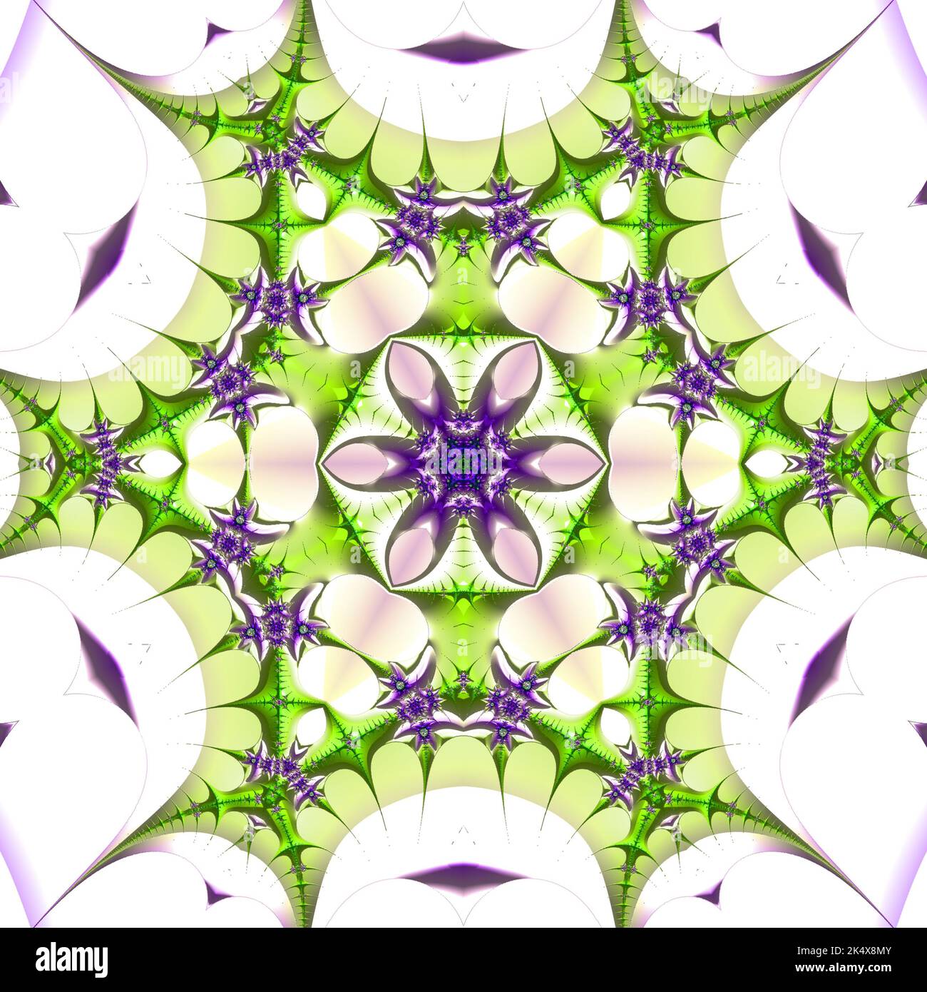 Abstract Computer generated Fractal design. A fractal is a never-ending ...