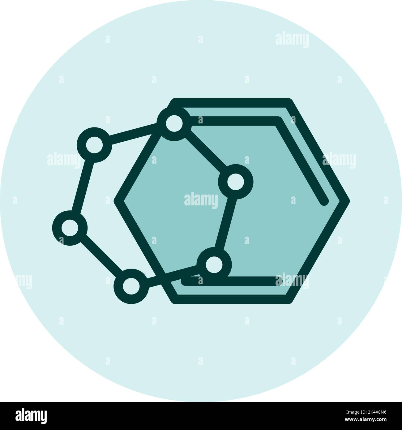 Chemistry science, illustration, vector on a white background Stock ...