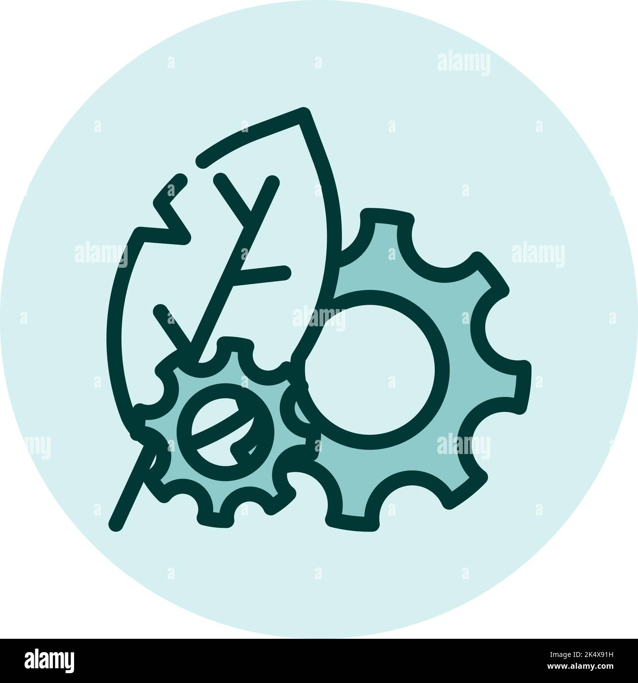 Biotechnology science, illustration, vector on a white background Stock ...
