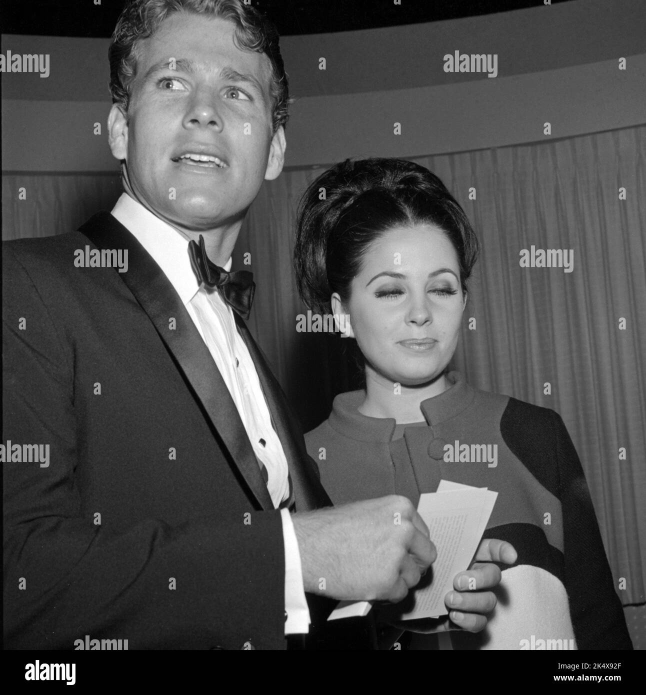 Ryan O'Neal and Leigh Taylor-Young Circa 1960's Credit: Ralph Dominguez ...