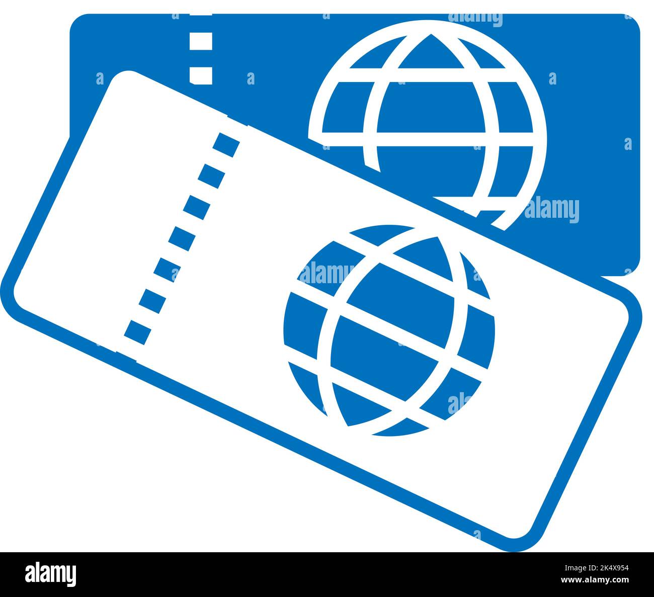 Plane icon vector tickets Stock Vector Images - Alamy