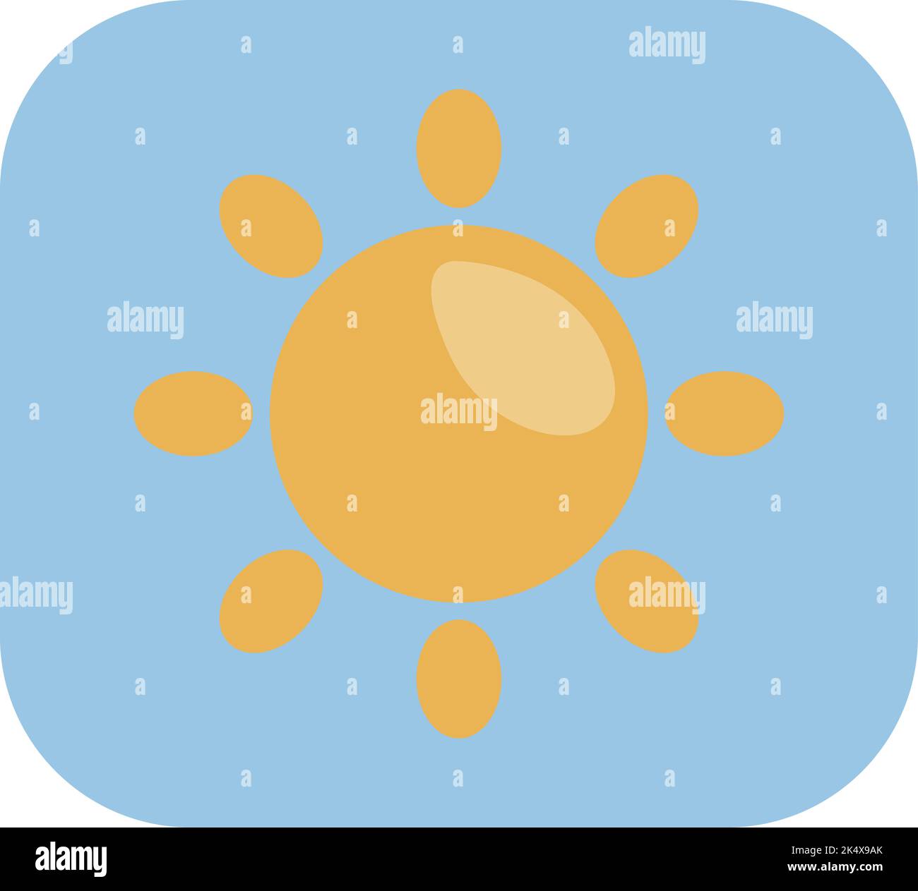 International childrens day sun, illustration, vector on a white ...