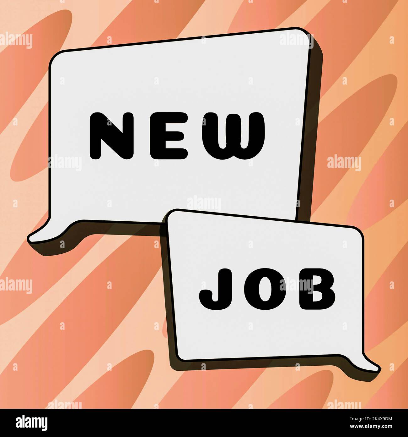 Sign displaying New Job. Business overview signing contract Finding ...