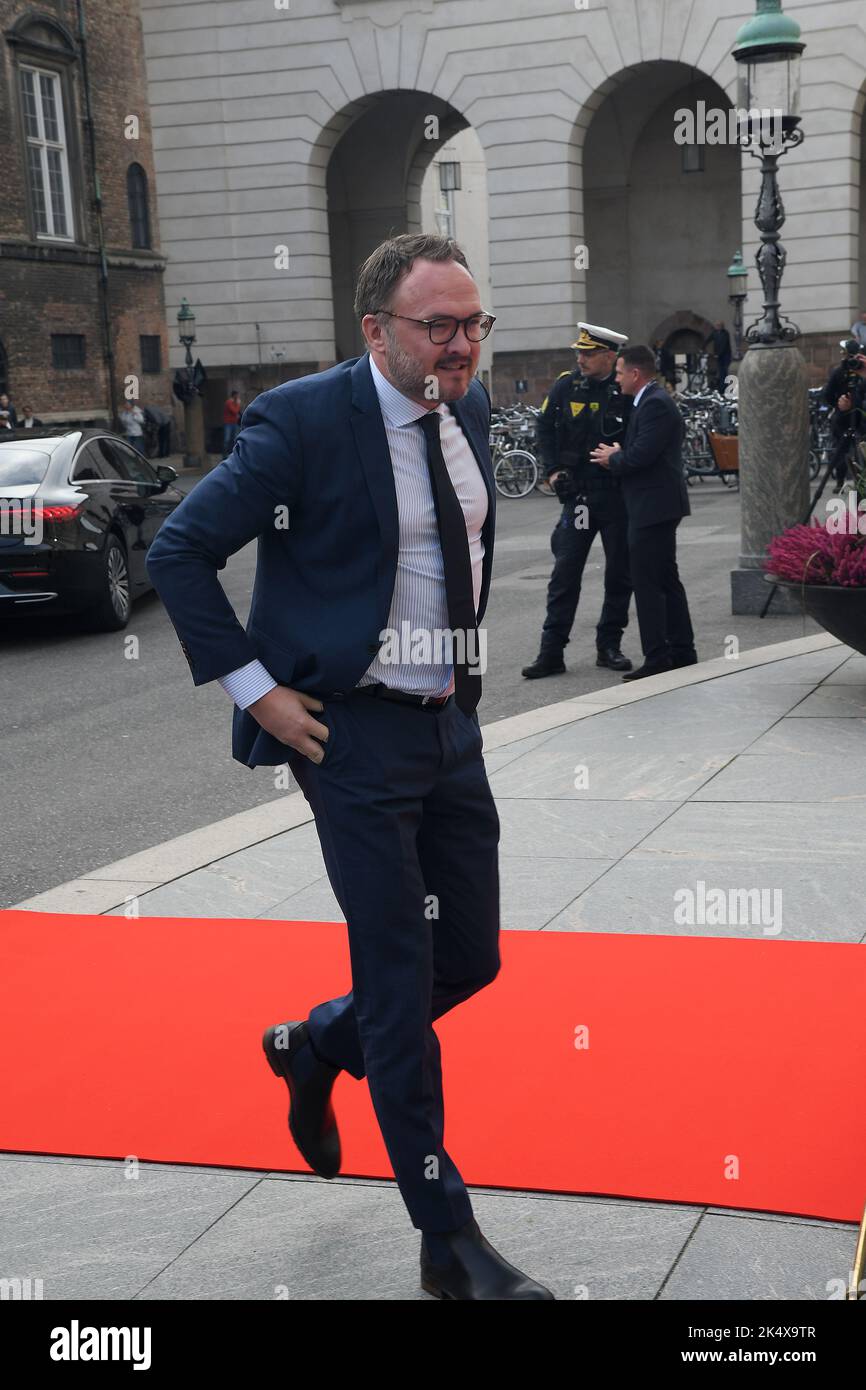 Copenahgen /Denmark/04 OIctober 2022/ Dan Jorgensen danish minister for ...