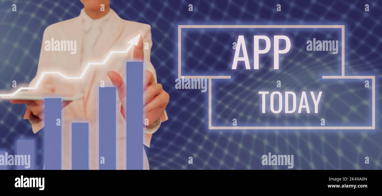 Conceptual display App. Business approach computer or software application designed to run on a ...