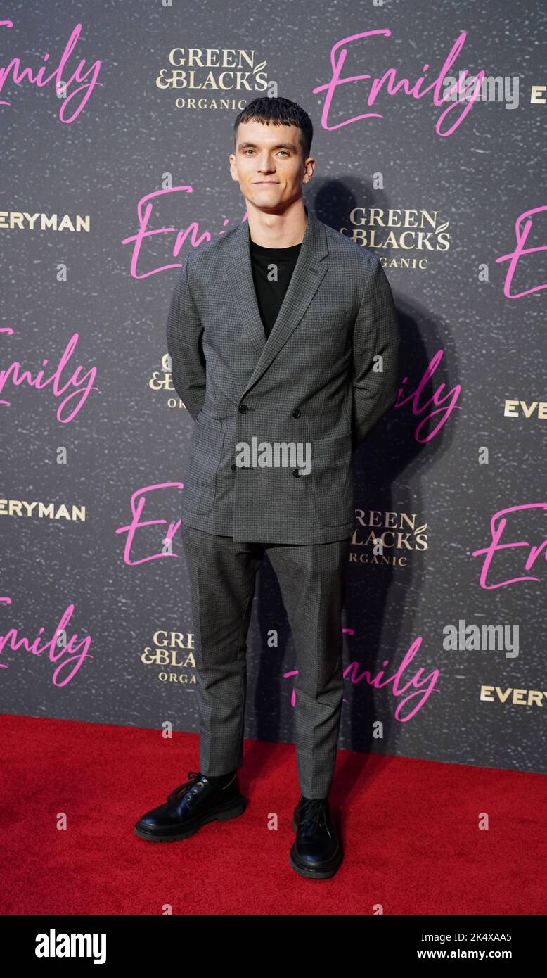 Fionn Whitehead arrives at the UK premiere of Emily at Everyman Borough ...