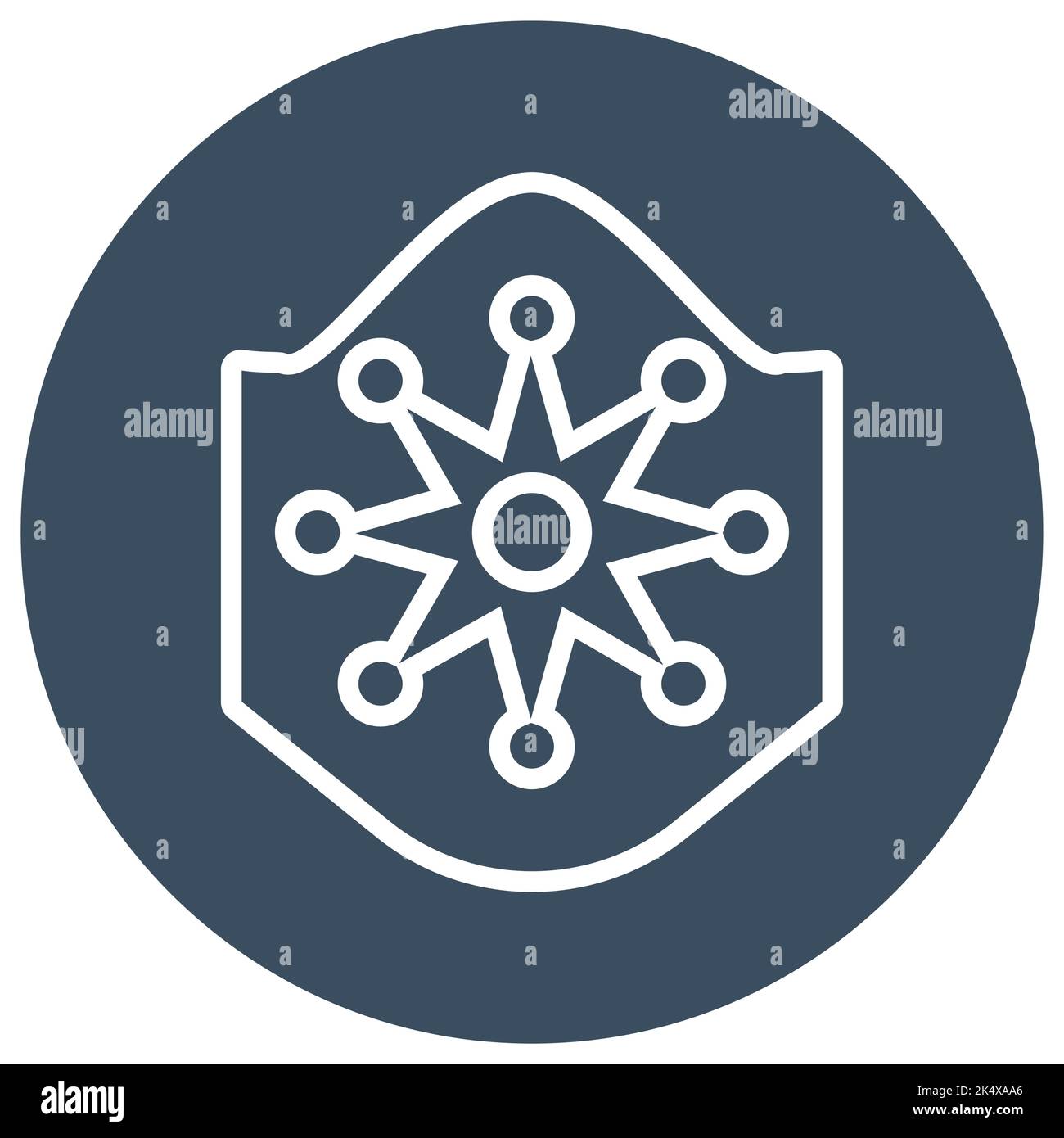 Police badge, illustration, vector on a white background Stock Vector ...