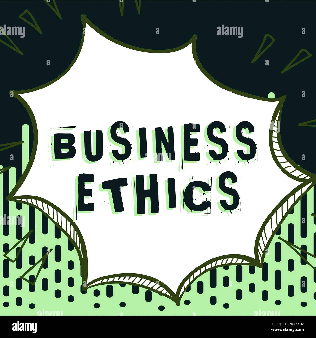 Sign displaying Business Ethics. Conceptual photo appropriate policies ...
