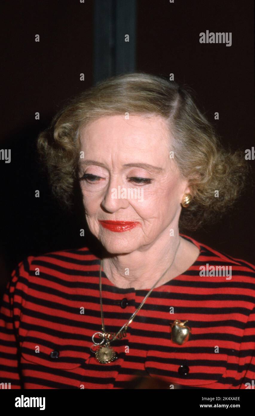Bette Davis Circa 1980's Credit: Ralph Dominguez/MediaPunch Stock Photo ...