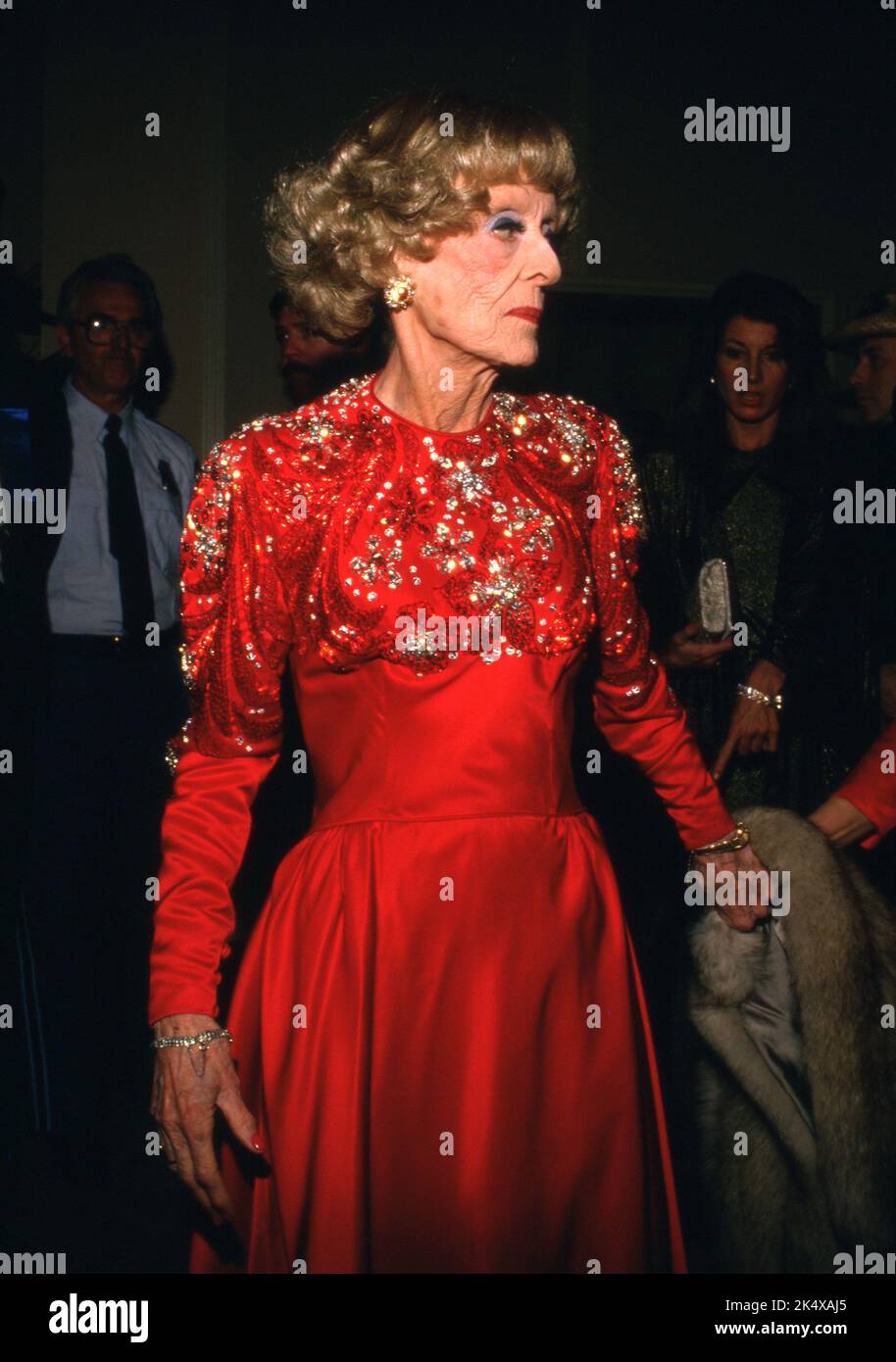 Bette Davis at the 5th Annual American Cinema Awards January 30, 1988 ...