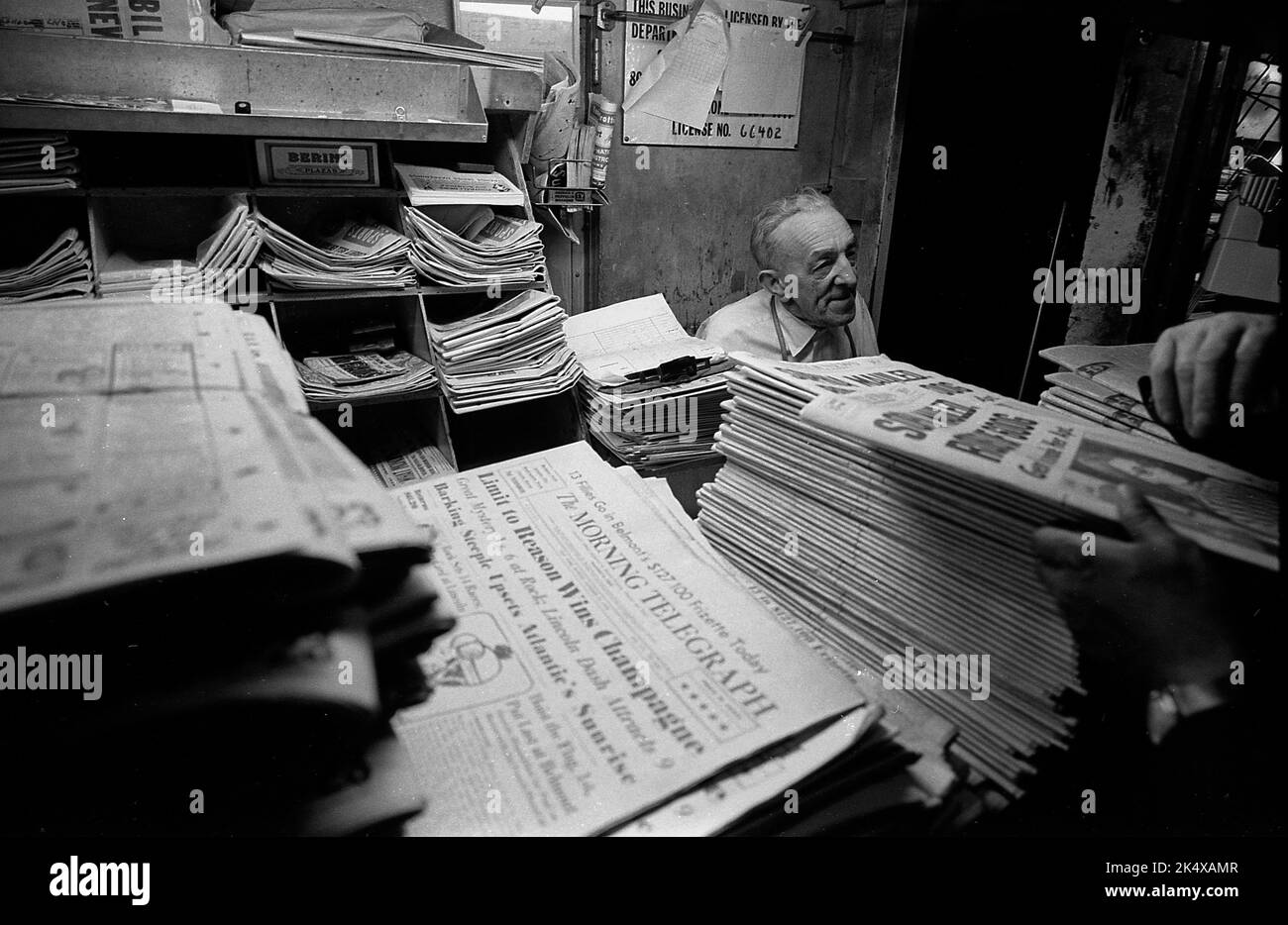 Newspaper stand, New York City, New York, USA Stock Photo - Alamy