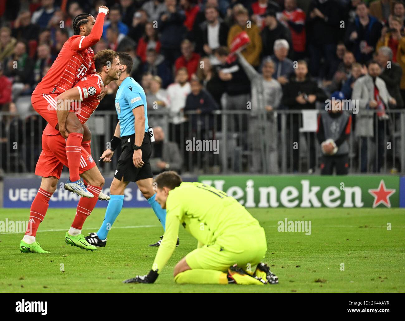 Munich, Germany. 04th Oct, 2022. Soccer: Champions League, Bayern ...