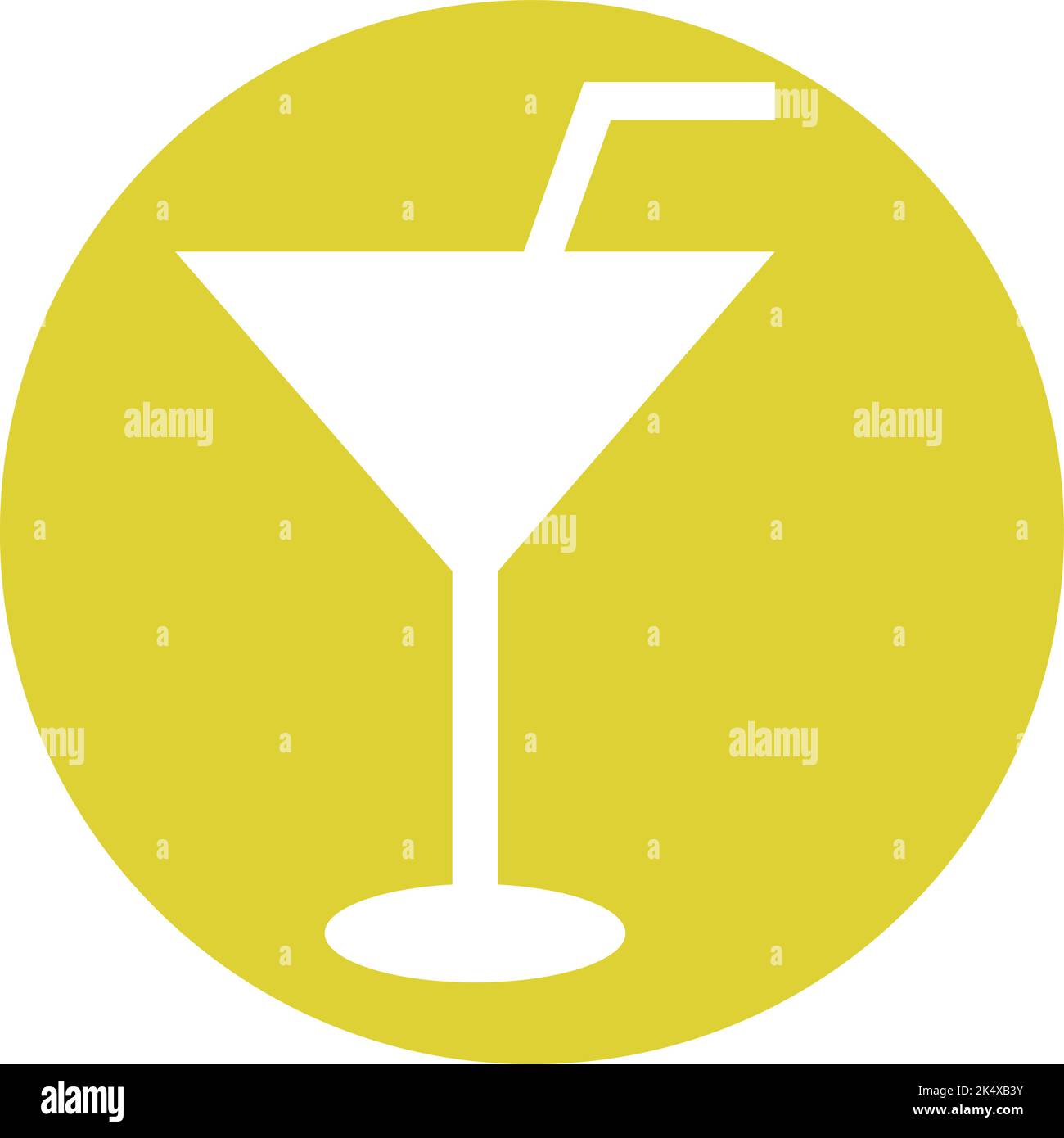 Summer coctail, illustration, vector on a white background Stock Vector ...