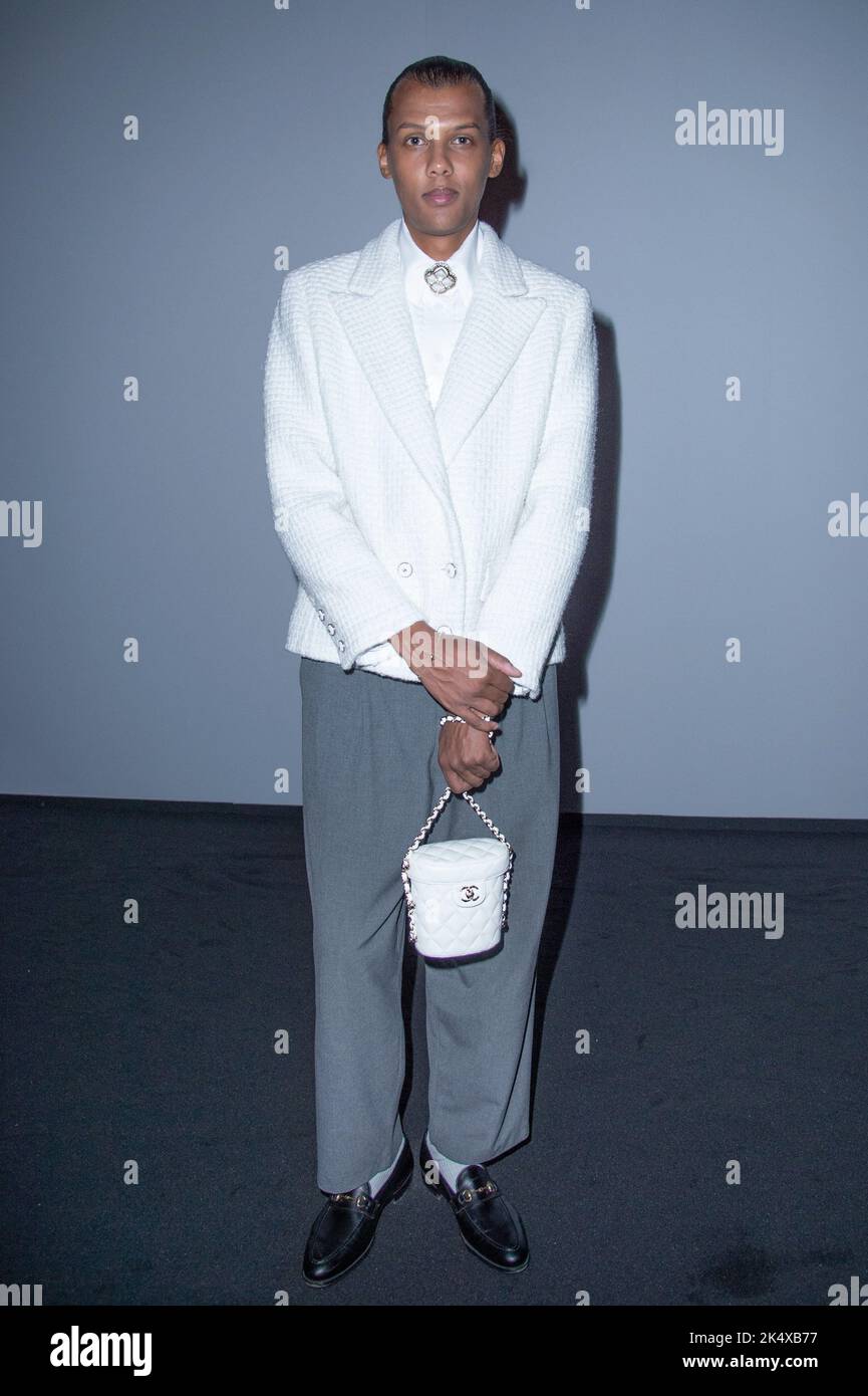 Paris, France. 03rd Oct, 2022. Stromae attending the Chanel Womenswear ...