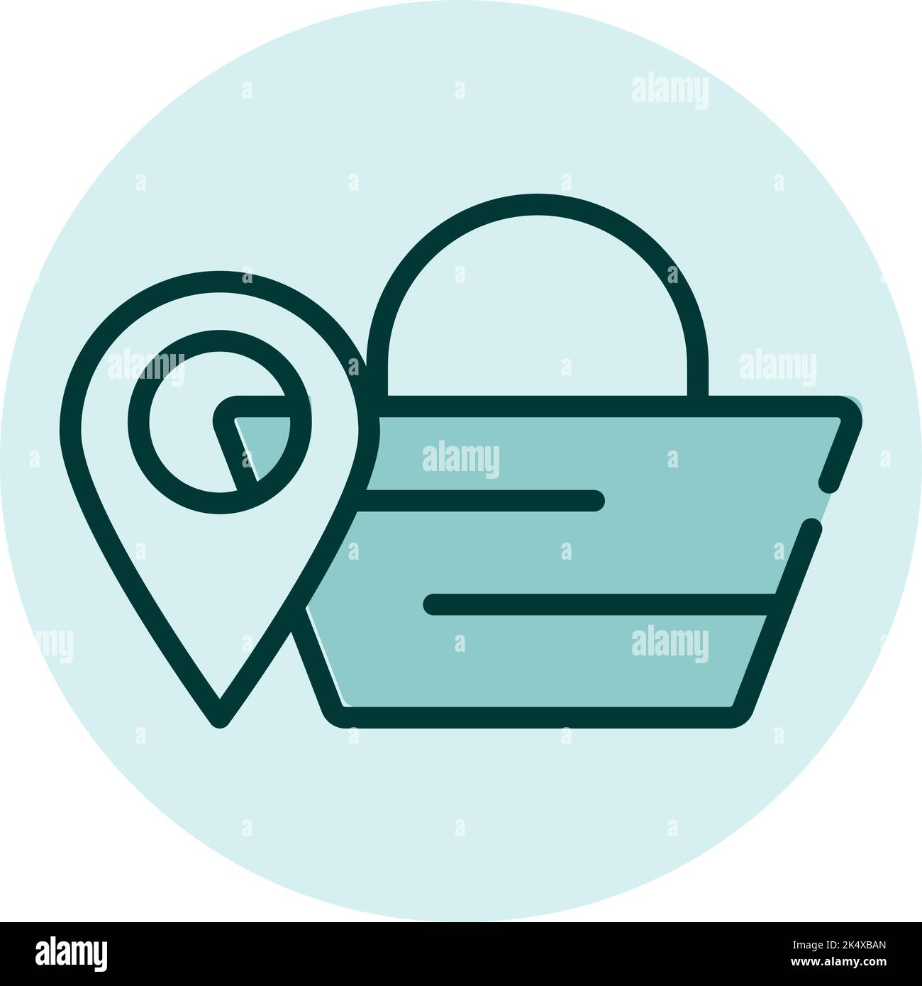 Travel shopping, illustration, vector on a white background Stock ...