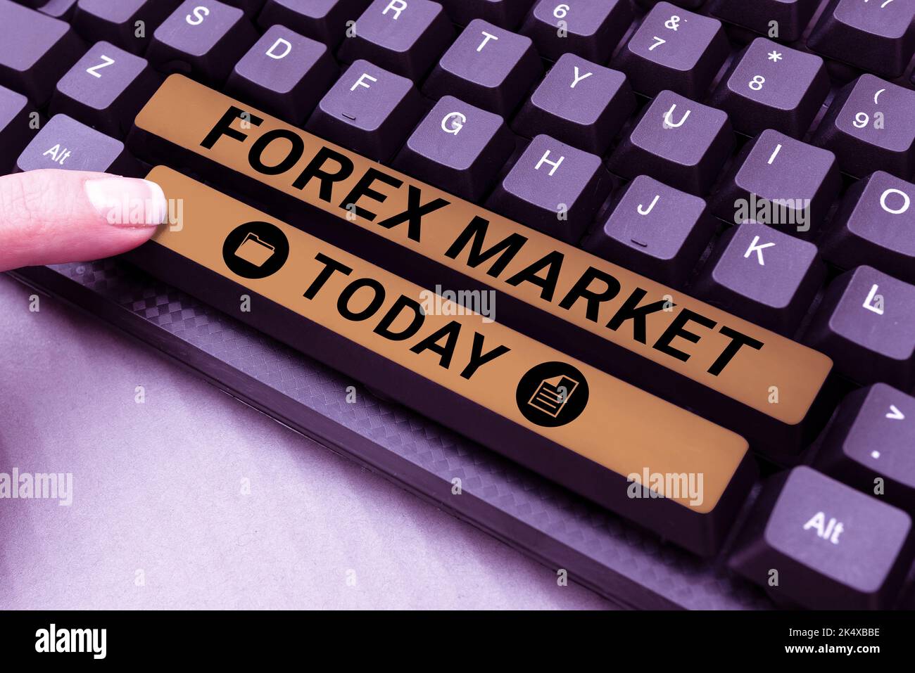 Sign displaying Forex Market. Business overview global business and ...