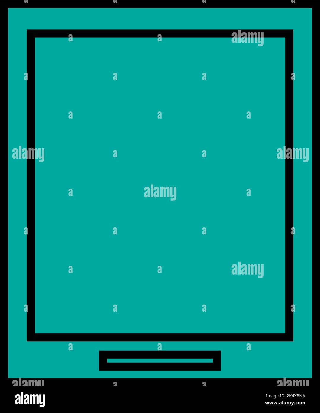 Tablet device icon on Cut Out Stock Images & Pictures - Alamy