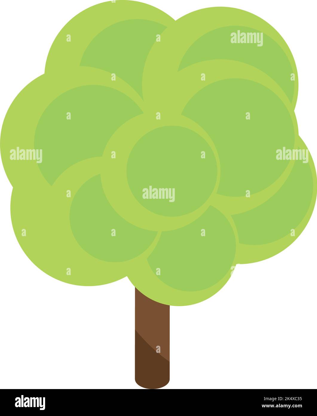 greenery tree isometric Stock Vector Image & Art - Alamy