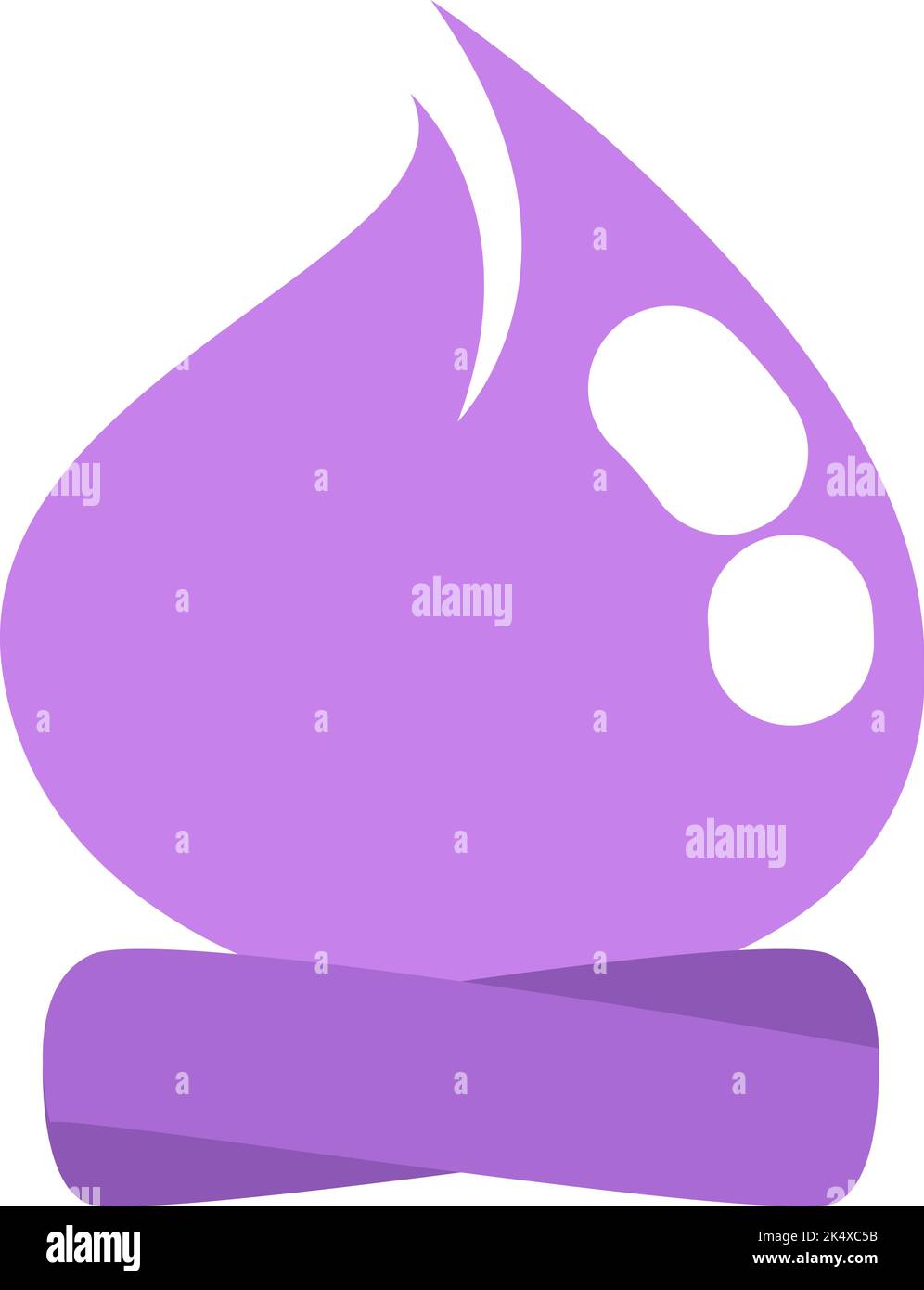 Flame of a bonfire Cut Out Stock Images & Pictures - Alamy