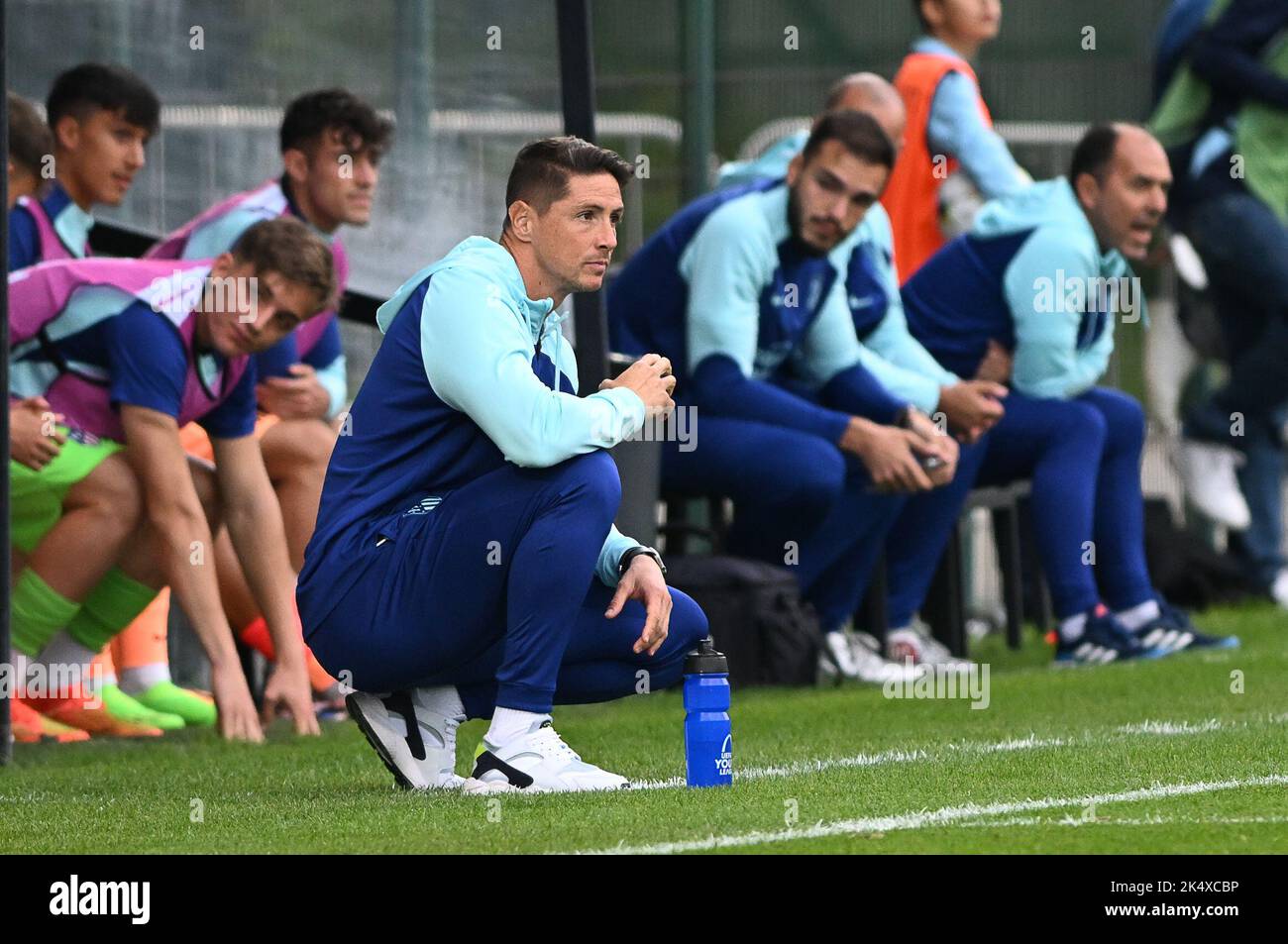 Head Coach Fernando Torres of Atletico Madrid pictured during a soccer ...