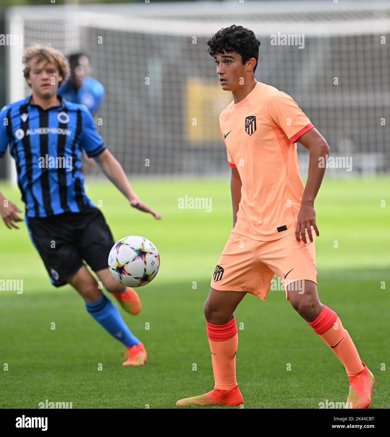 Roeselare, Belgium. 04th Oct, 2022. Javier Diaz Igual (8) of Atletico ...