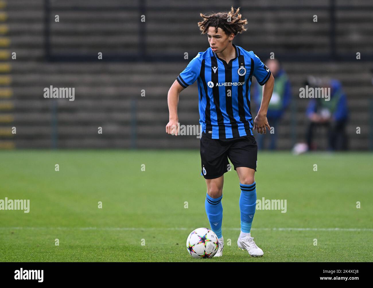 Roeselare, Belgium. 04th Oct, 2022. Chemsdine Talbi (7) of Club NXT ...