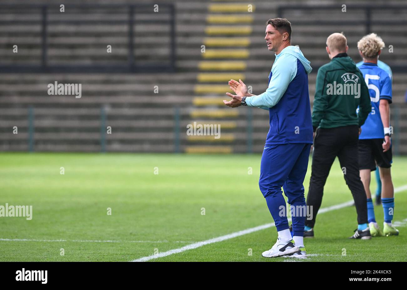 Roeselare, Belgium. 04th Oct, 2022. Head Coach Fernando Torres of ...