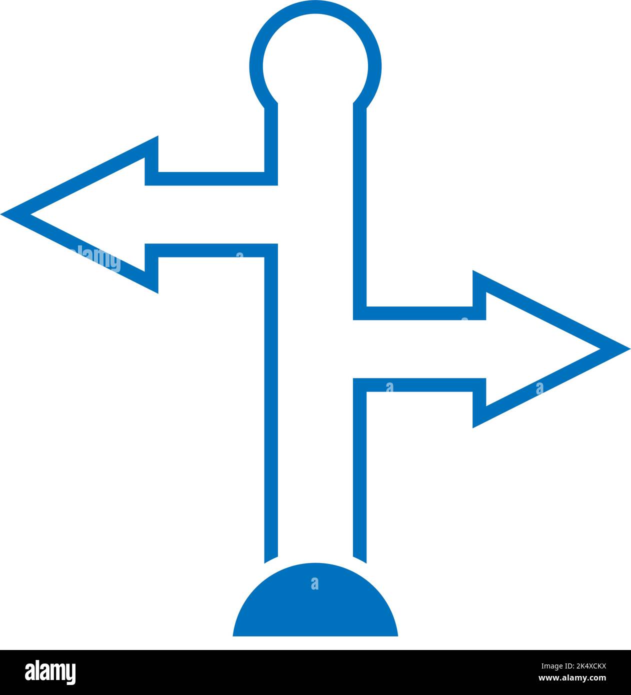 Travel road guide, illustration, vector on a white background Stock ...