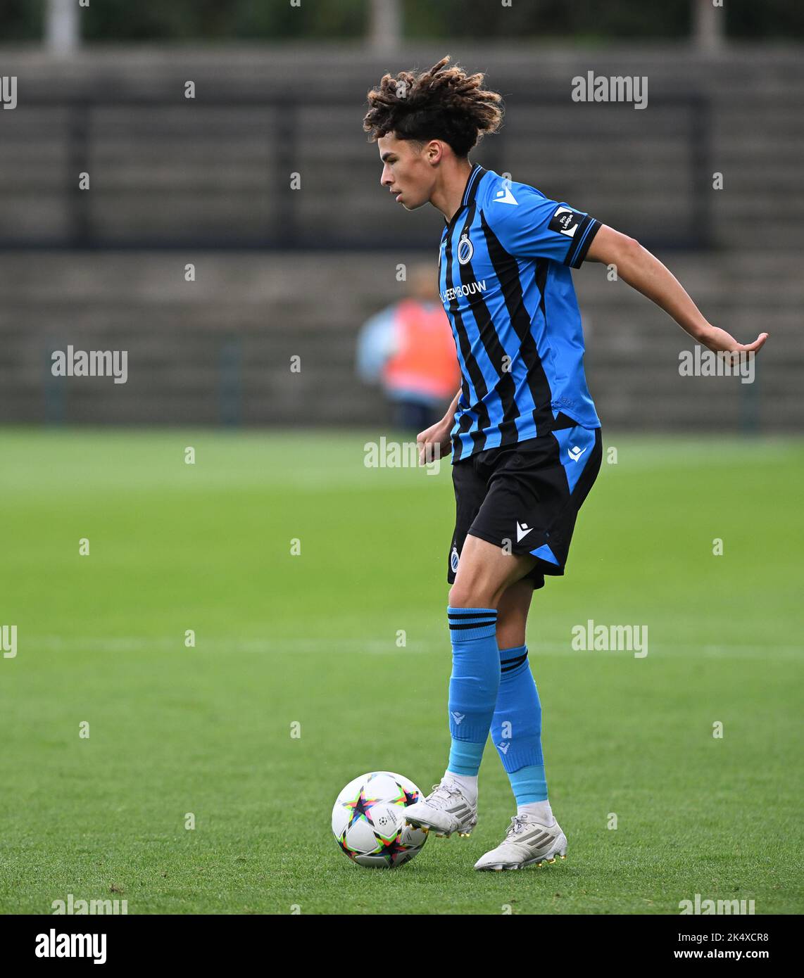 Roeselare, Belgium. 04th Oct, 2022. Chemsdine Talbi (7) of Club NXT ...