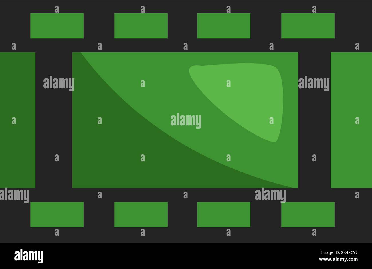 Movie track, illustration, vector on a white background Stock Vector ...