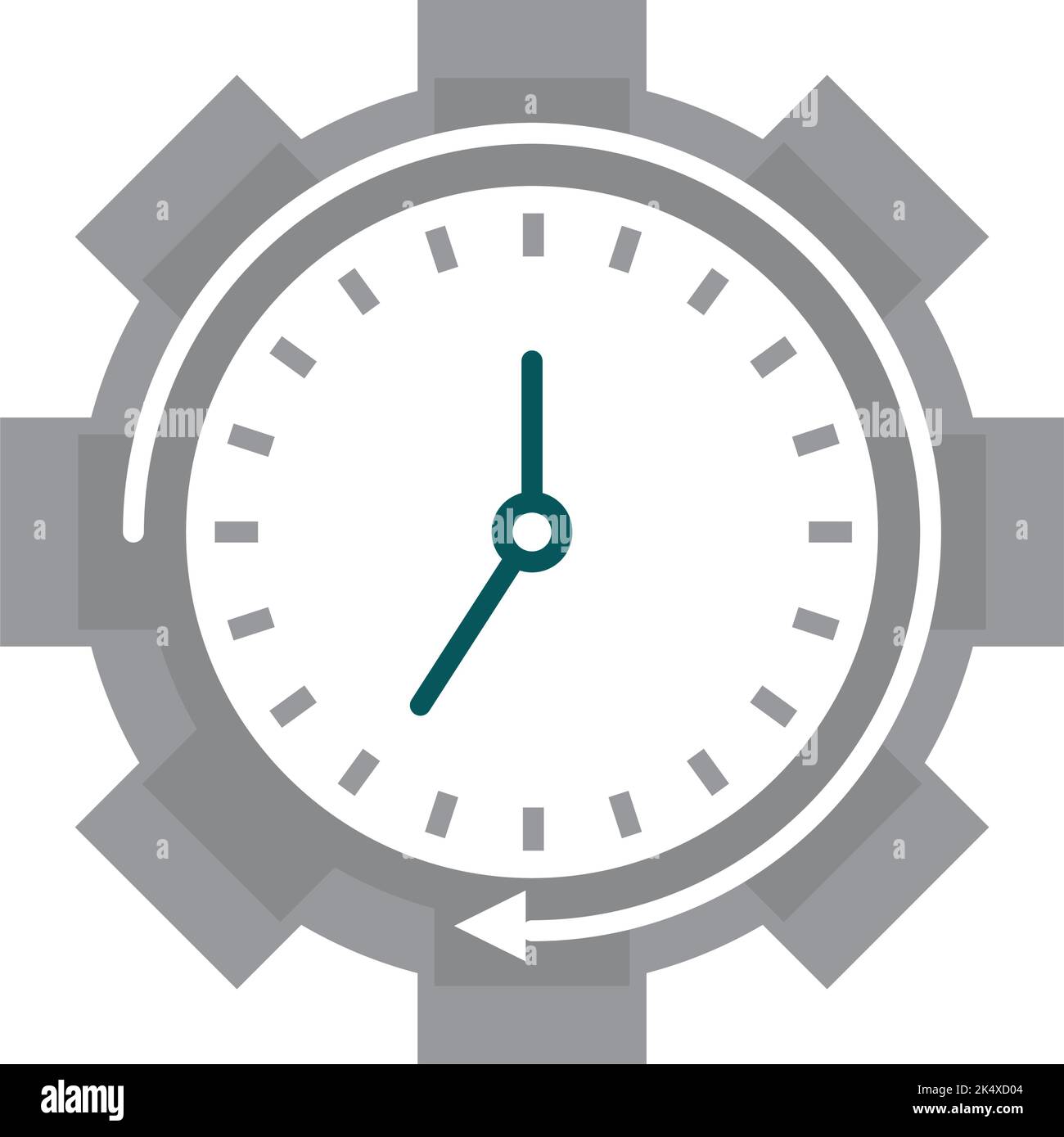 time clock work Stock Vector Image & Art - Alamy