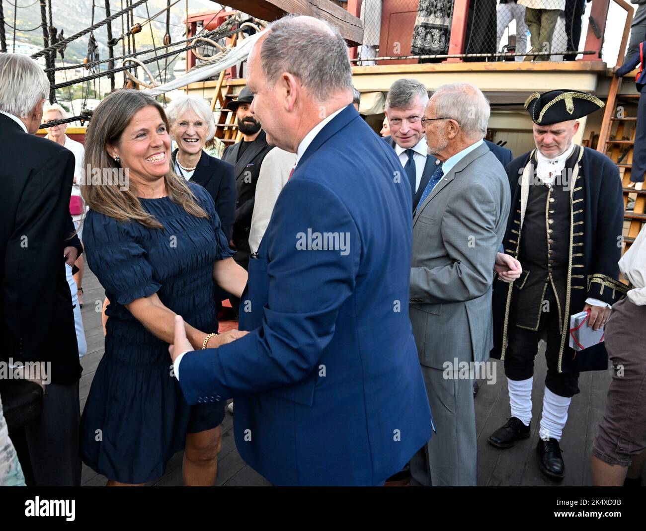 MONACO 202204Prince Albert of Monaco and Pernilla Wiberg, Swedish ...