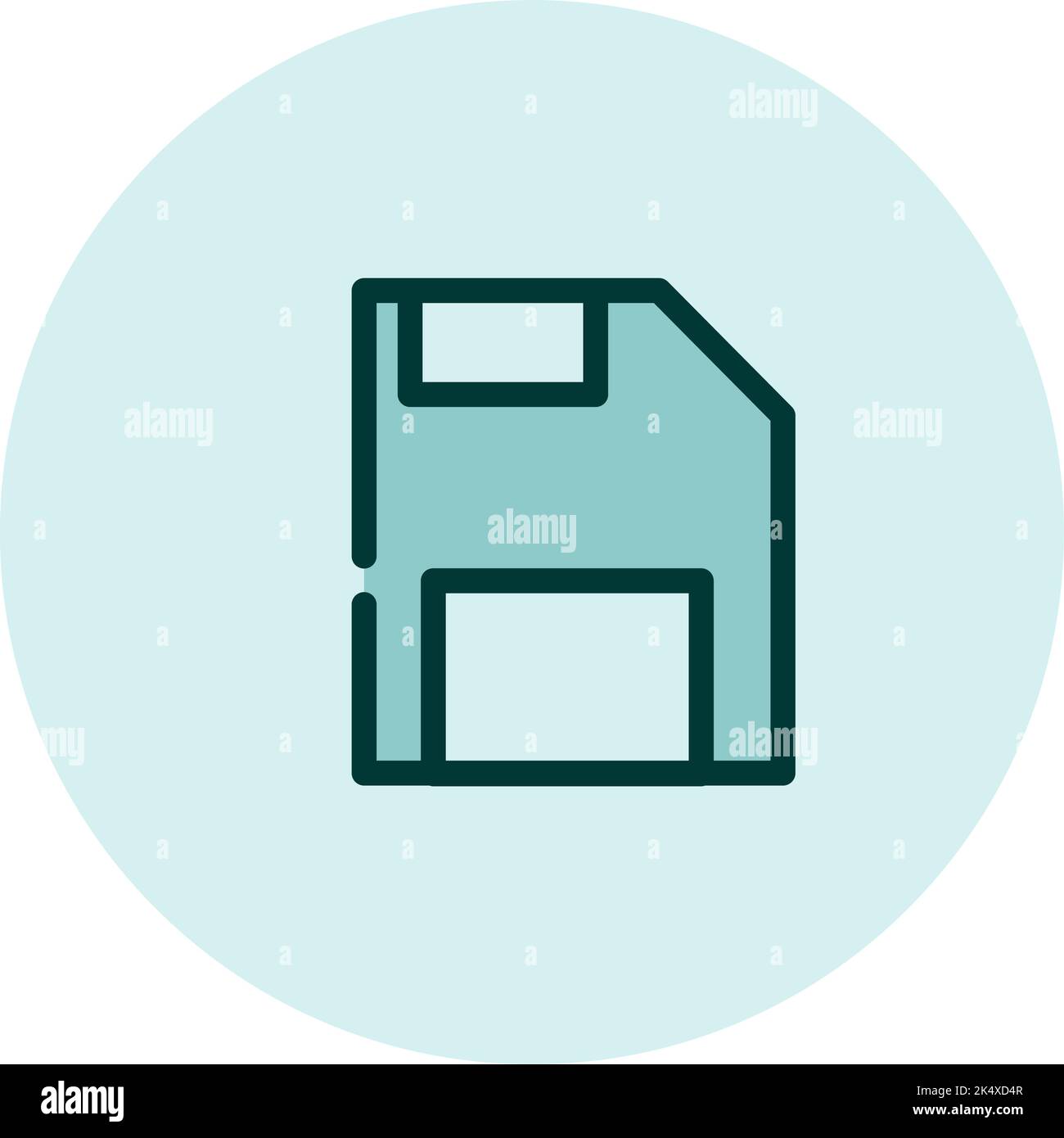 Save icon black vector Stock Vector Images - Alamy