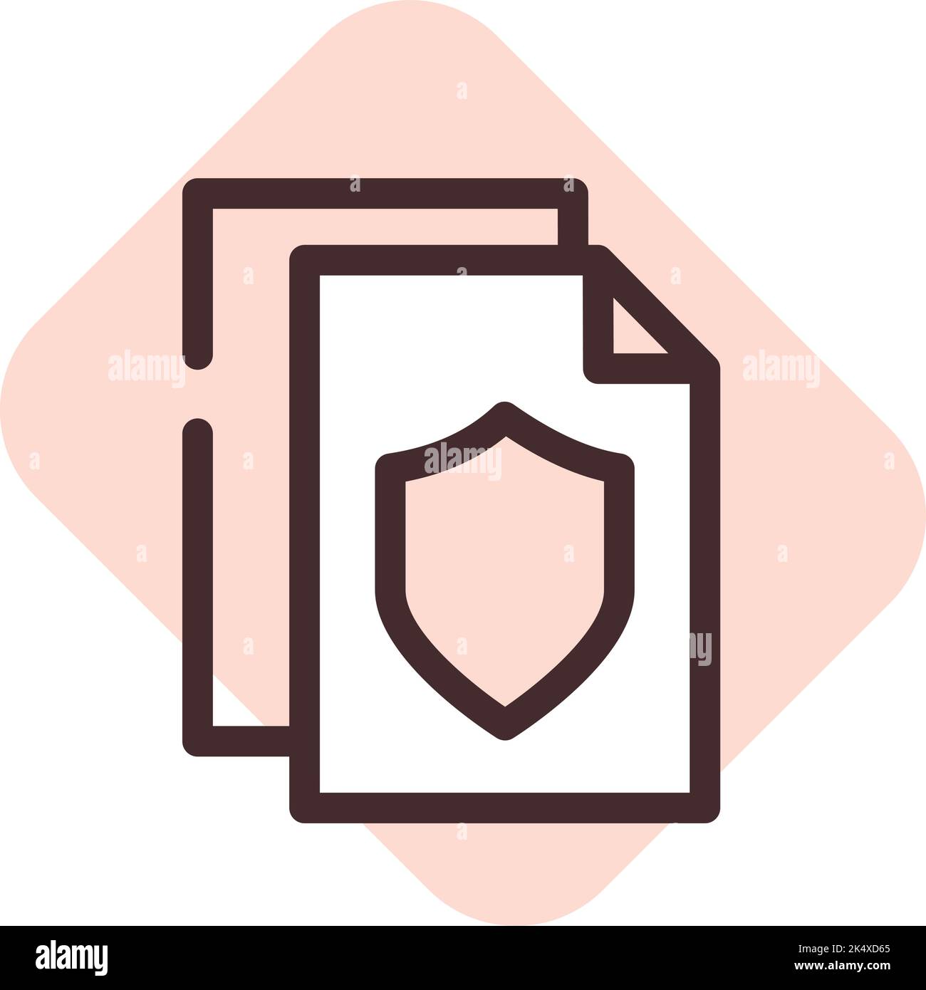 Safety page, illustration, vector on a white background Stock Vector ...