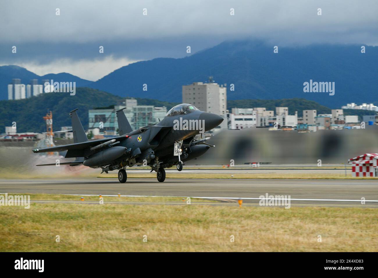 Daegu, South Korea. 4th Oct, 2022. South Korea Air Force F-15K Fighters ...
