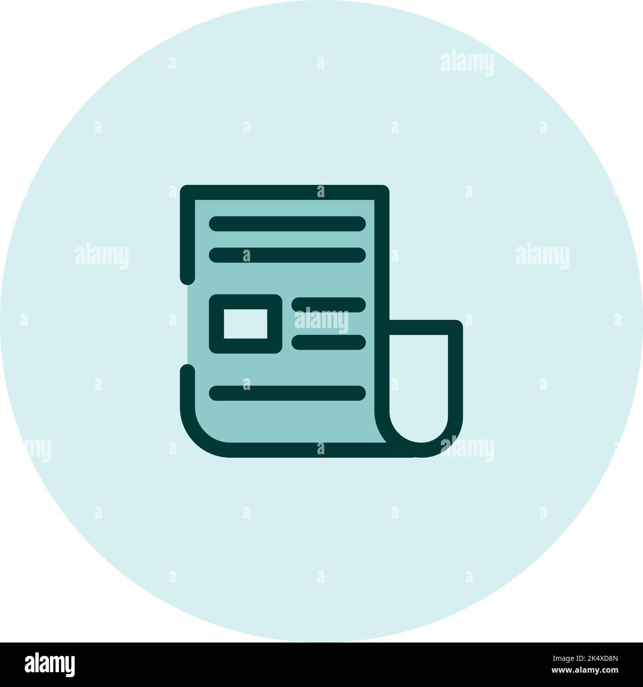 Daily news icon hi-res stock photography and images - Alamy