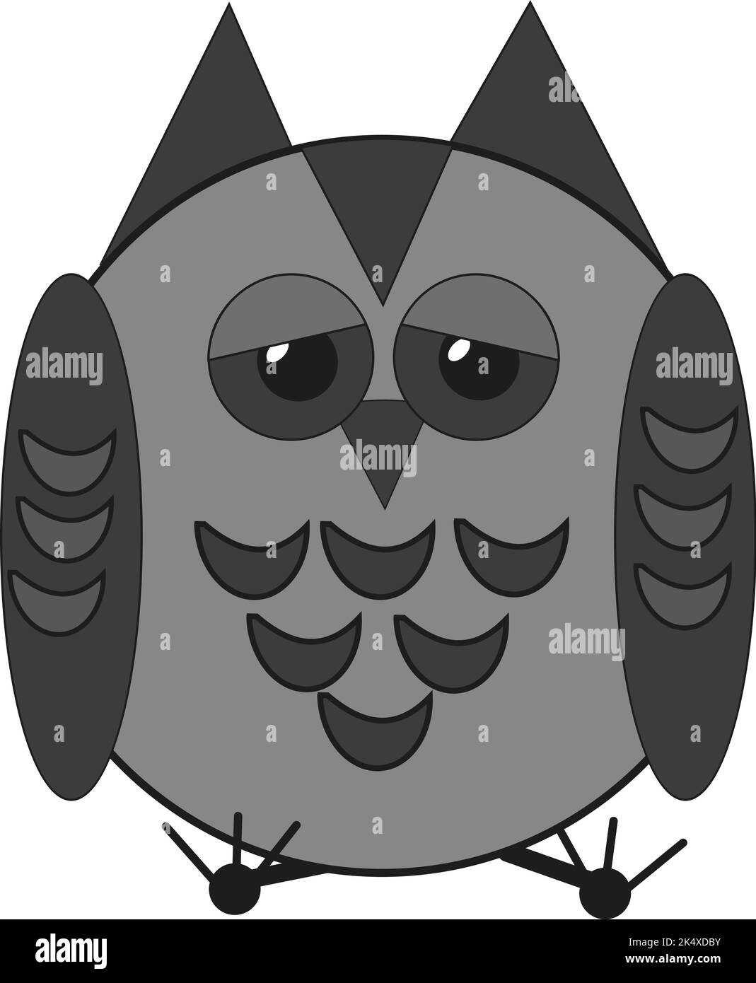 Grey Owl Clip Art