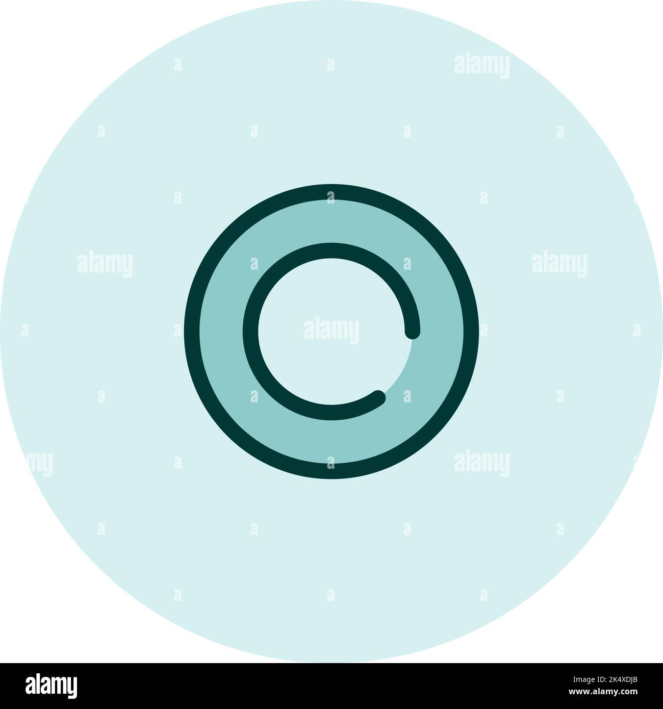 Record icon, illustration, vector on a white background Stock Vector ...