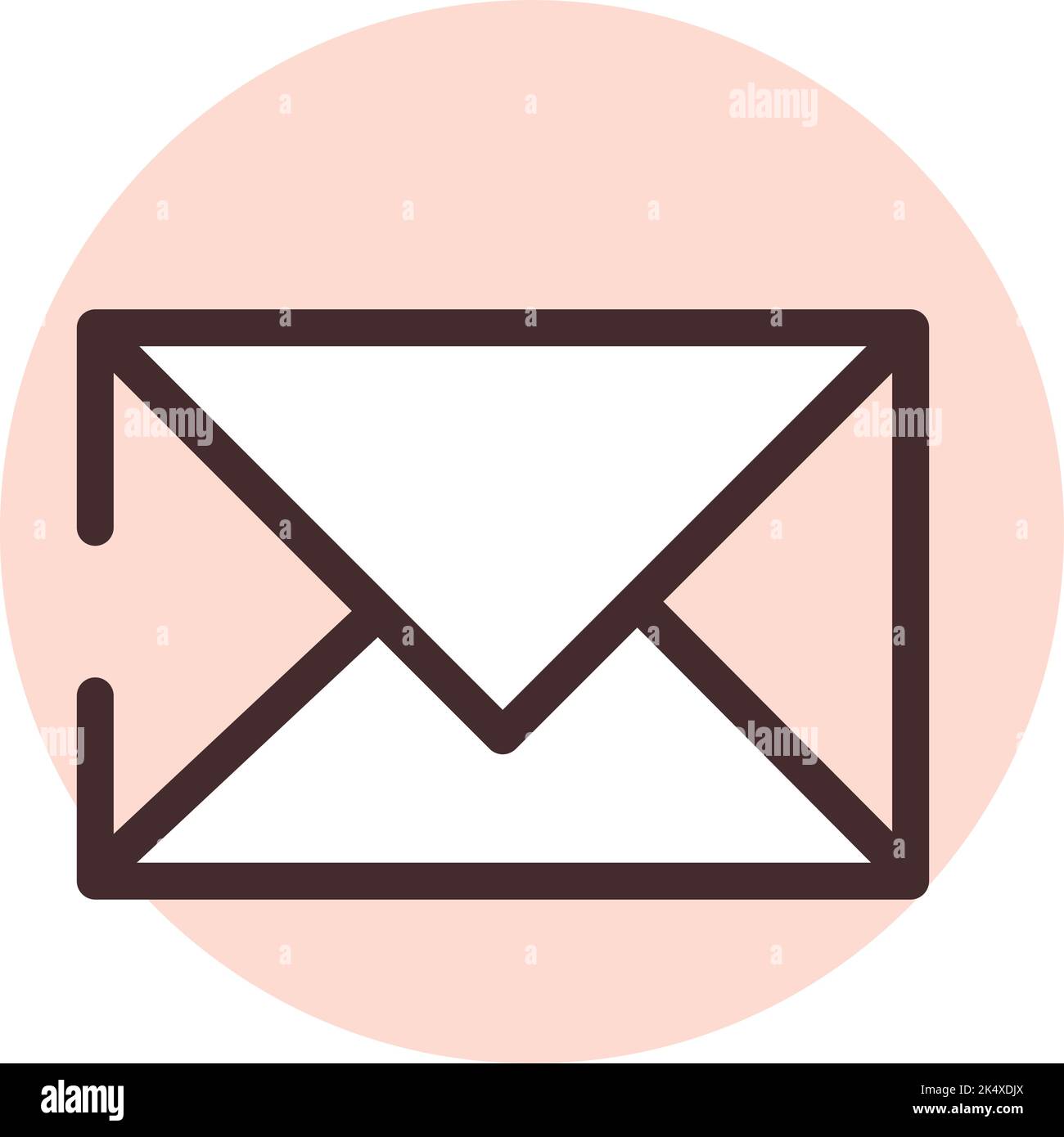 App email, illustration, vector on a white background Stock Vector ...