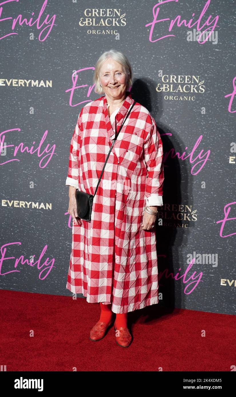 Gemma Jones arrives at the UK premiere of Emily at Everyman Borough ...