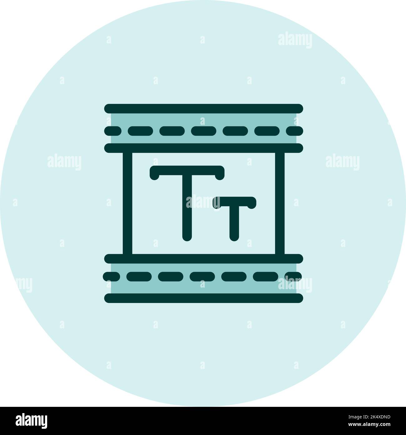 Text editor icon, illustration, vector on a white background Stock ...