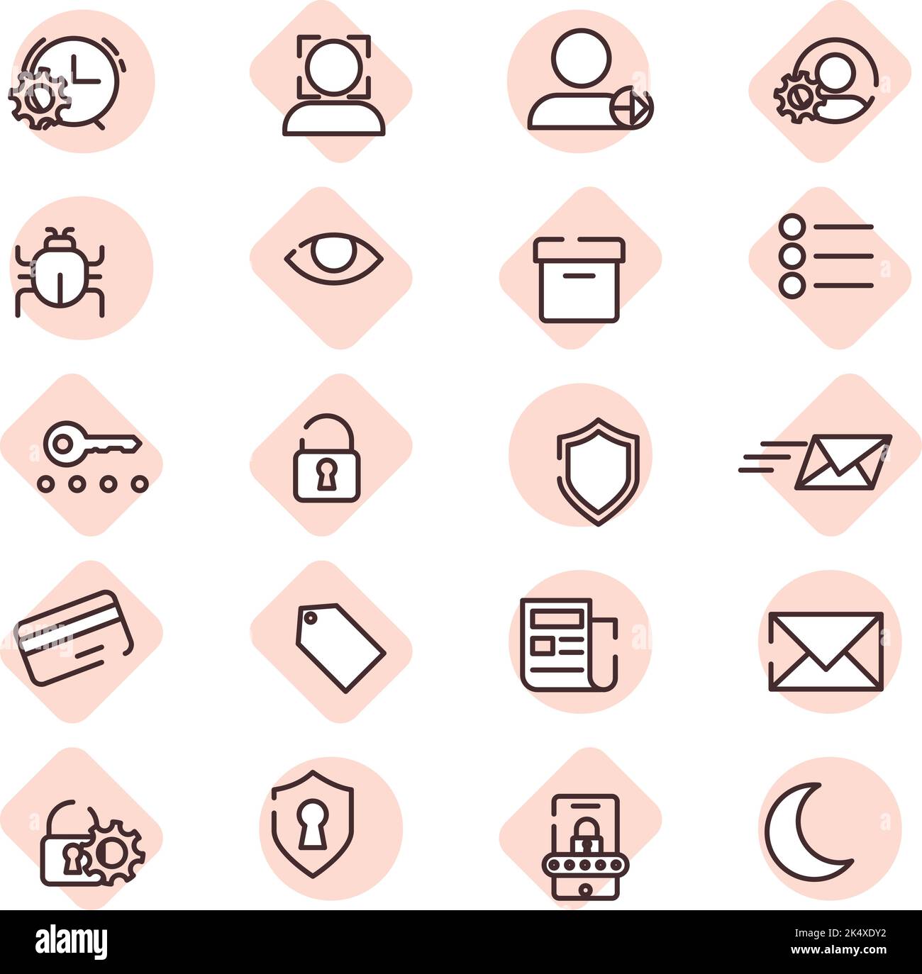 App setup, illustration, vector on a white background Stock Vector ...