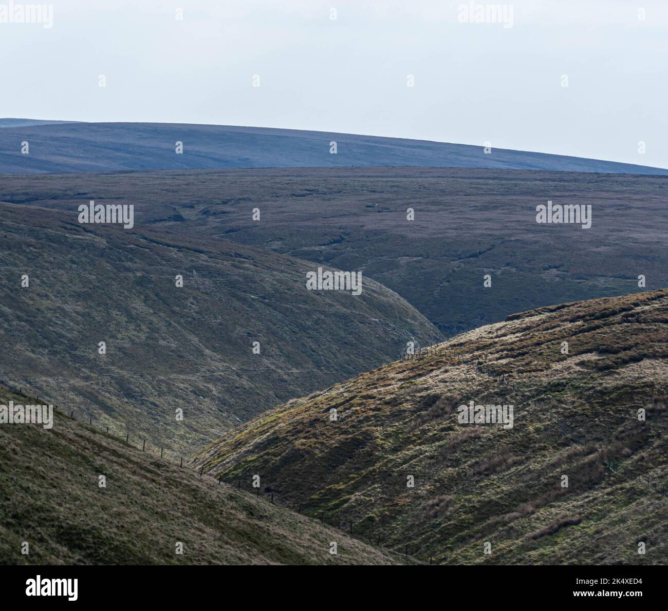 An aerial view of hills Stock Photo - Alamy