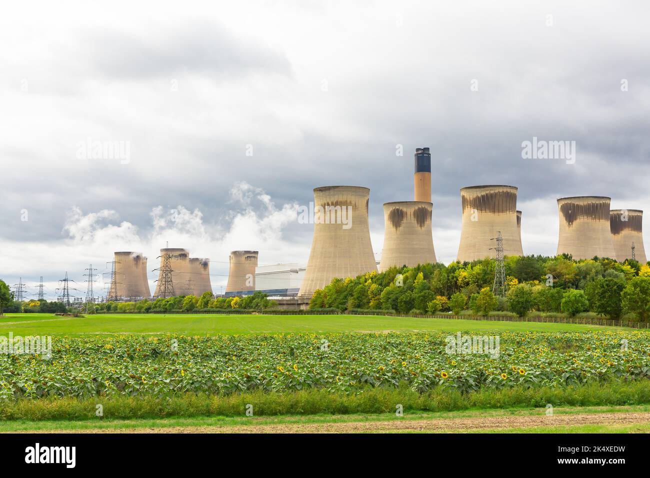 Drax, North Yorkshire, UK. October 4 2022. Drax Power in North ...