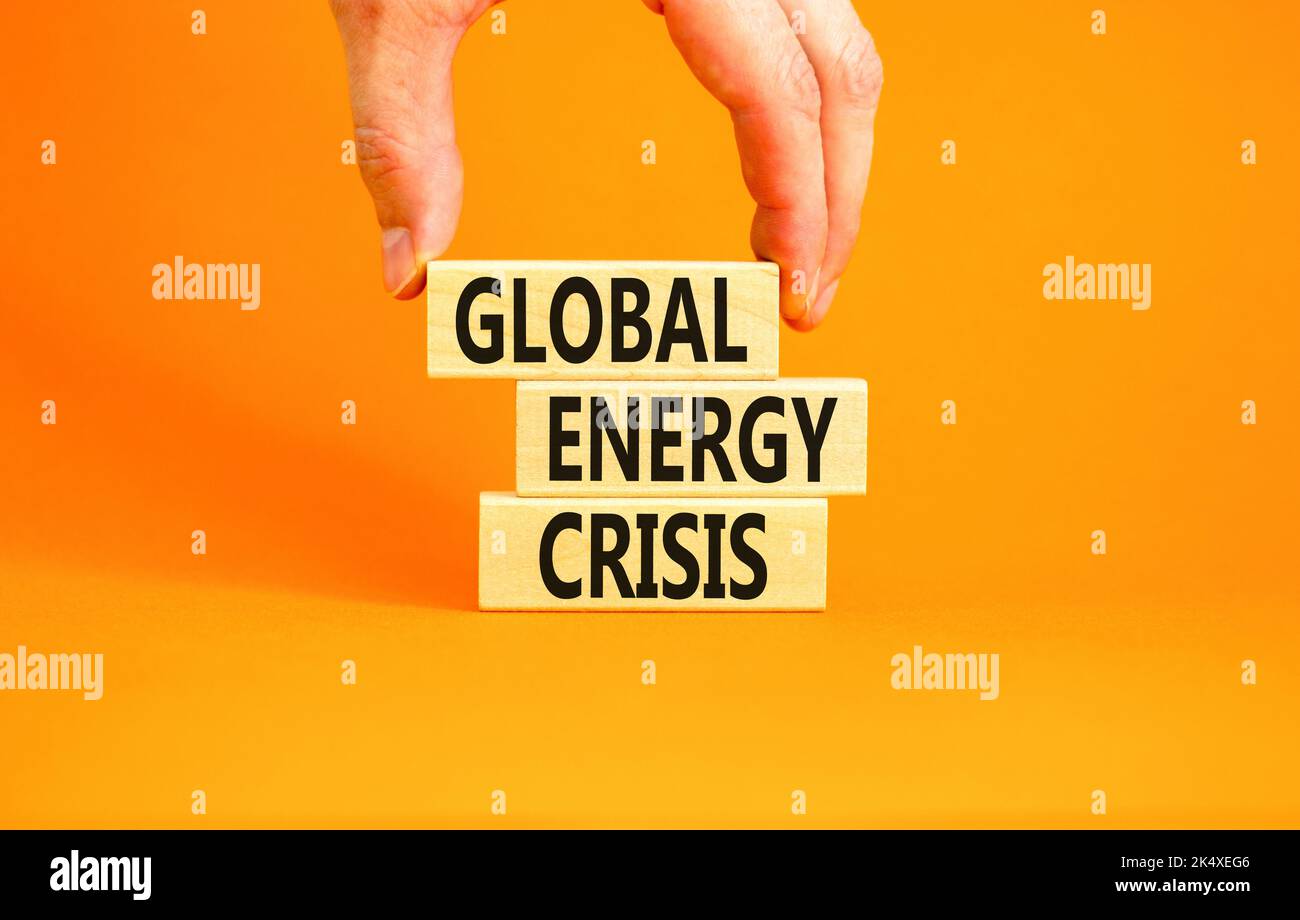 Global energy crisis symbol. Concept words Global energy crisis on ...