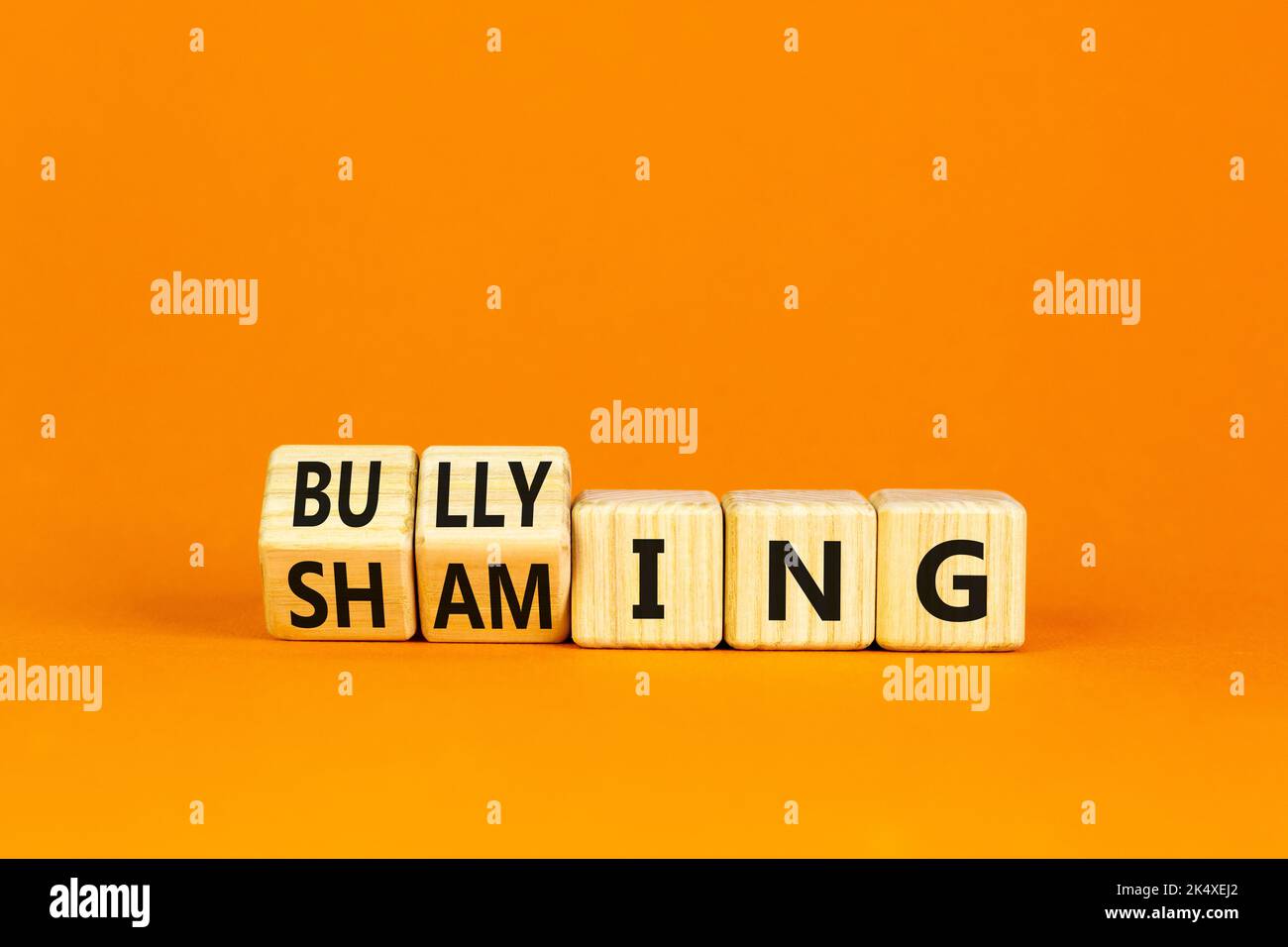 Shaming and bullying symbol. Concept words Shaming and Bullying on ...
